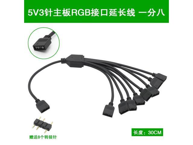 Click here for Motherboard RGB SYNC Splitter  12V 4Pin RGB / 5V 3... prices