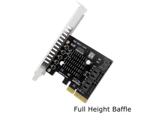 Click here for PCIe To 5 Ports SATA 3 III 3.0 6 Gbps SSD Adapter... prices