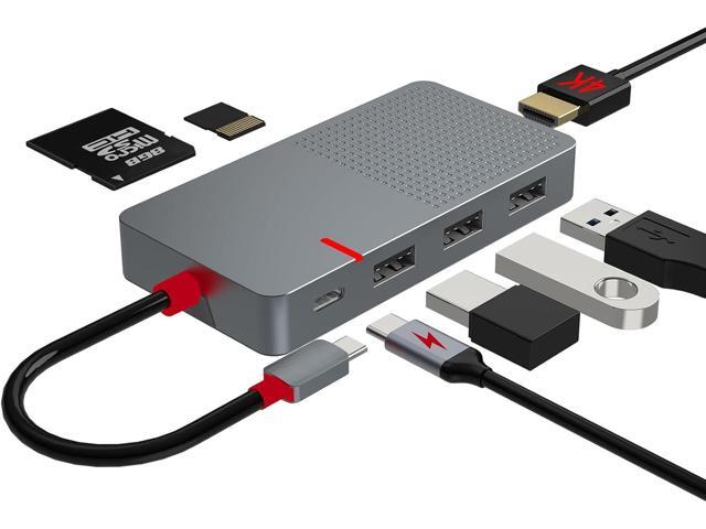Click here for USB C Hub Multiport Adapter  7 in 1 USB C Dongle L... prices
