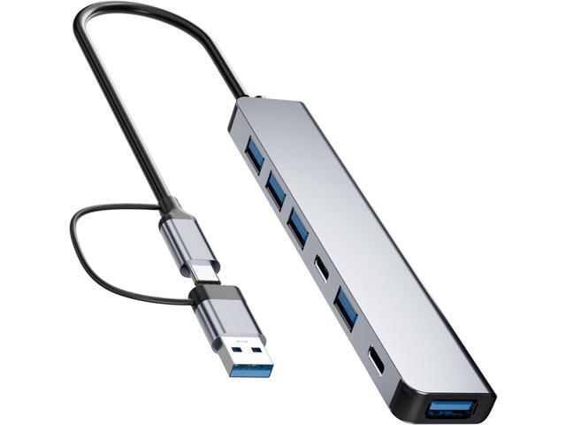 Click here for Aluminum 7 in 1 USB C Hub with USB 3.0 7 Ports wit... prices