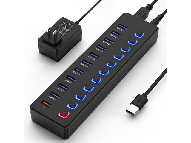 Click here for USB hubPowered USB hub  11-Port hub Splitter10 USB... prices
