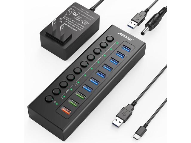 Click here for Powered USB 3.2 Hub 10Gbps  10-Ports USB Hub with... prices