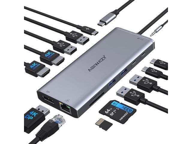 Click here for USB C Hub USB-C Docking Station Dual Monitor 14 in... prices
