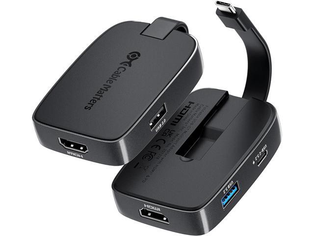 Click here for Cable Matters 4-in-1 Portable USB C Hub HDMI 4K 60... prices