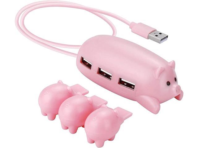 Click here for Cute USB Hub  JoyReken Pink Mom Pig USB Hub with 3... prices