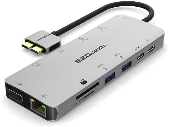 Click here for EZQuest USB C Hub 13 in 2 with 2 HDMI 4K  VGA  1GB... prices