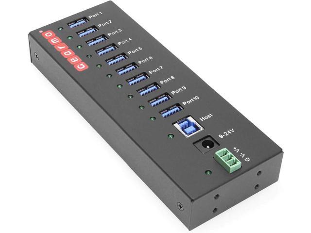 Click here for USB 3.2 Gen 1 10 Port Industrial Metal Hub w/15KV... prices