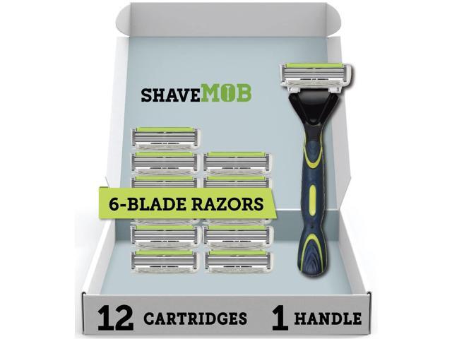 Click here for ShaveMOB 6-Blade Mens Razor Kit (Flex Head Handle... prices