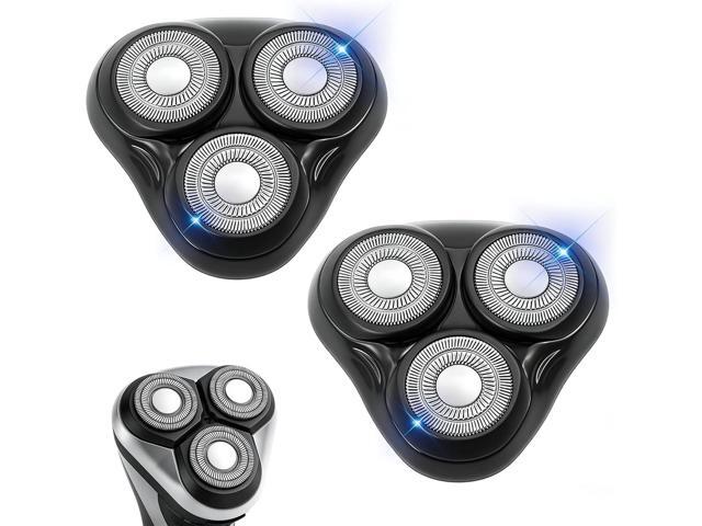 Click here for 2PACKBlack Universal Rotary Replacement Shaver Hea... prices