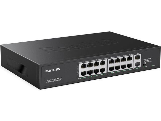 Click here for Real HD 16 Port PoE Switch  High Power 300W  16 Po... prices