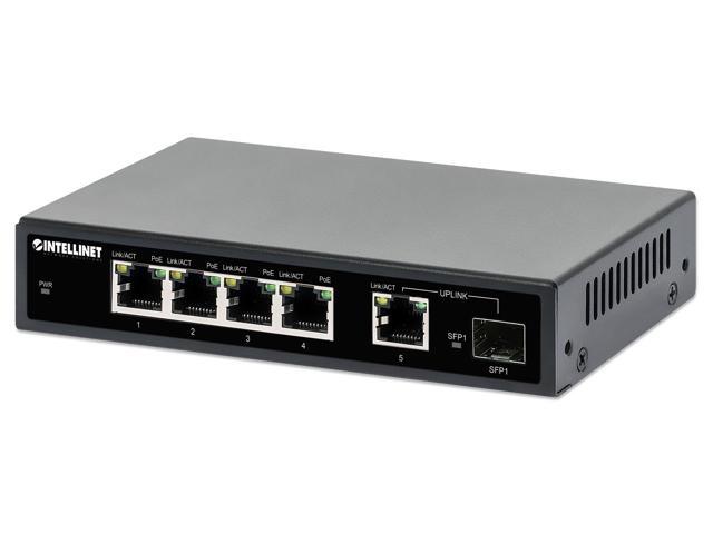 Click here for Intellinet 5-Port Gigabit Ethernet PoE+ Switch wit... prices