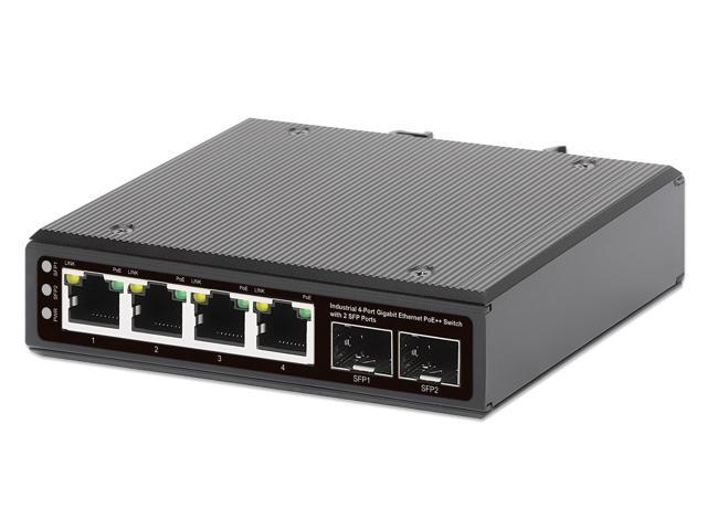 Click here for Intellinet Industrial 4-Port Gigabit Ethernet PoE+... prices