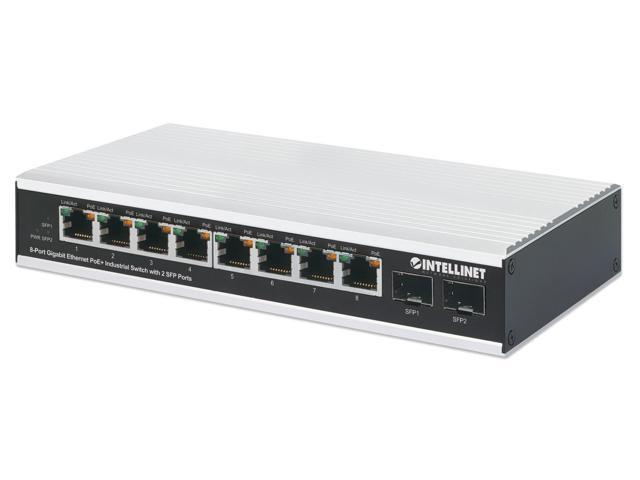 Click here for Intellinet Industrial 8-Port Gigabit Ethernet PoE+... prices