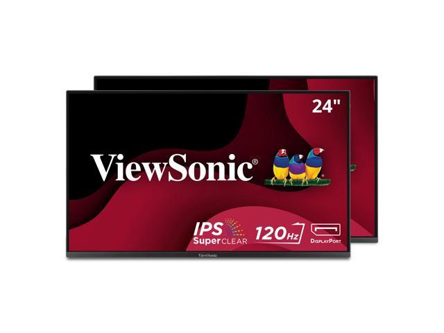 Click here for ViewSonic VA2456A-MHD_H2 Dual Monitor Pack Head-On... prices