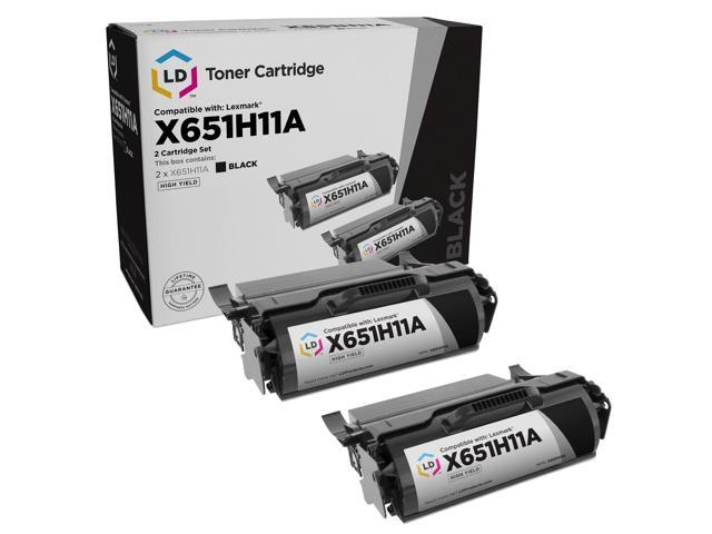 Click here for LD Remanufactured Lexmark X651H11A High Yield Blac... prices