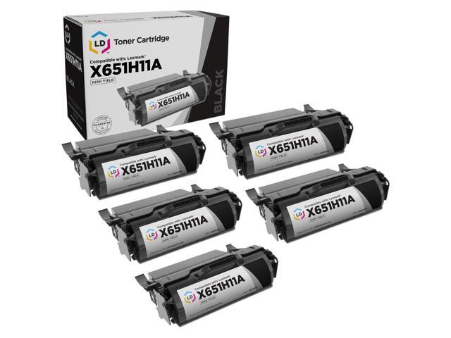 Click here for LD Remanufactured Lexmark X651H11A High Yield Blac... prices