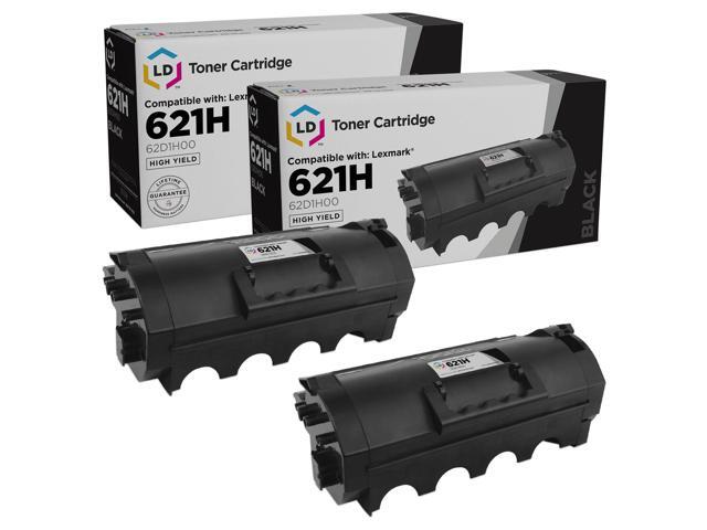 Click here for LD Compatible Lexmark 62D1H00 / 621H 2PK HY Black... prices