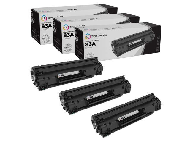 Click here for LD Compatible CF283A 83A 3pk Black Toner for HP La... prices