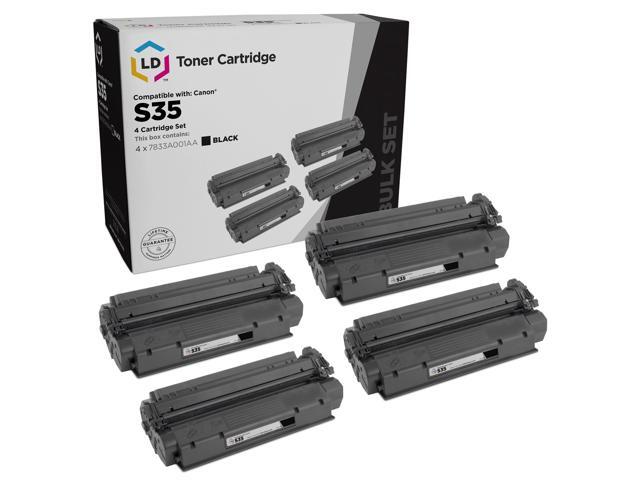 Click here for LD Canon Reman S35 7833A001AA Set of 4 Black Image... prices