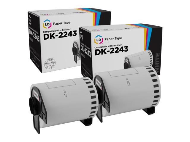 Click here for LD Compatible Set of 2 DK-2243 White Paper Tape Ro... prices