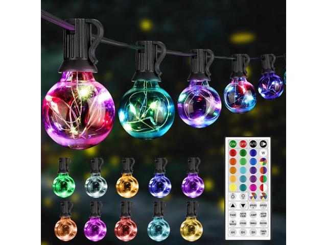Click here for 30FT LED Outdoor String Lights  G40 Globe Patio Li... prices