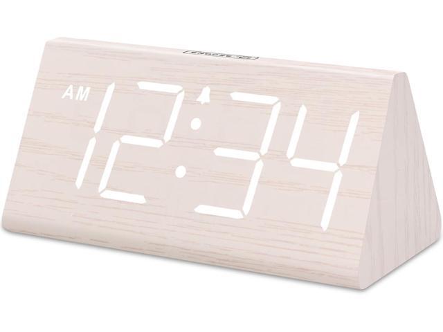 Click here for DreamSky Wooden Digital Alarm Clock for Bedroom -... prices
