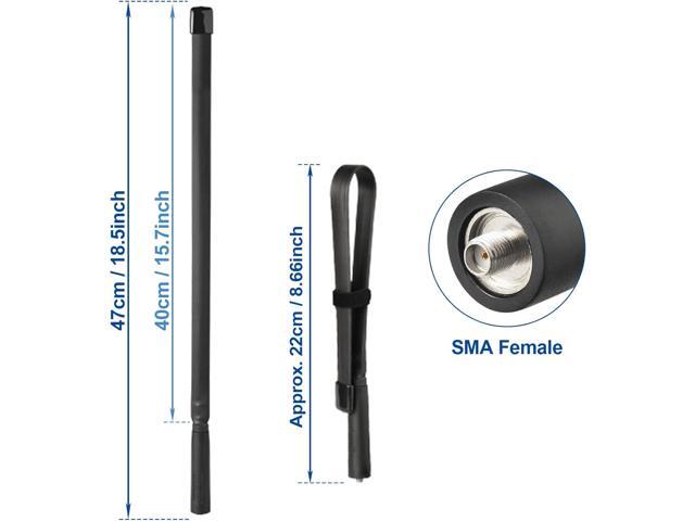 Click here for Bingfu Dual Band VHF UHF 136-520MHz 18.5 inch Fold... prices