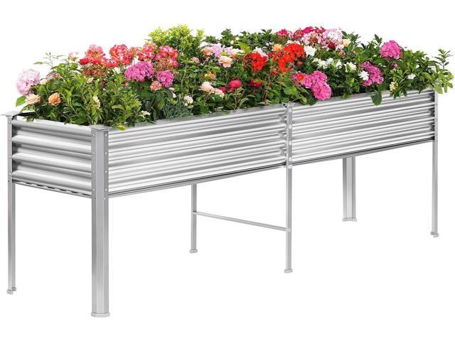 Click here for Land Guard Galvanized Raised Garden Bed with Legs... prices