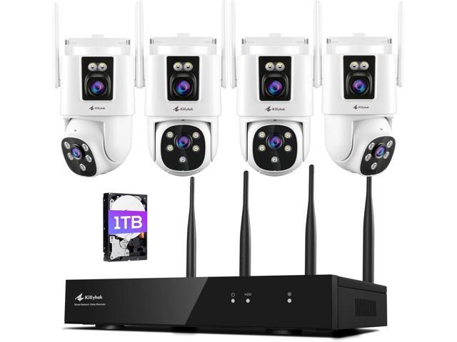 Click here for Kittyhok Dual Lens Wireless Security Camera System... prices