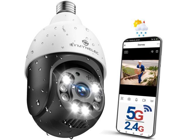Click here for SYMYNELEC 5GHz/2.4GHz Light Bulb Security Camera O... prices
