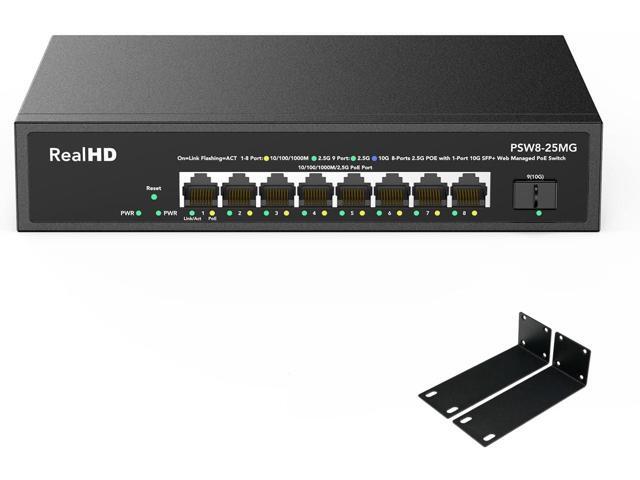 Click here for 8 Port 2.5G Gigabit PoE Web Managed Switch with 10... prices