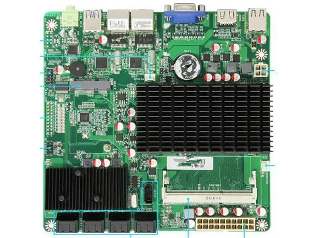 Click here for FOR MW-NVR-J1900 Multi-disk Nas Main Board Dual Gi... prices