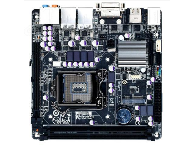 Click here for FOR B75N 1155 ITX mini main board 17 * 17 dual Gig... prices