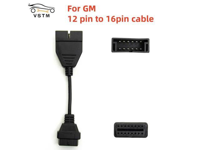 Click here for FOR For GM 12 pin Male Connector to OBD2 16 Pin Fe... prices