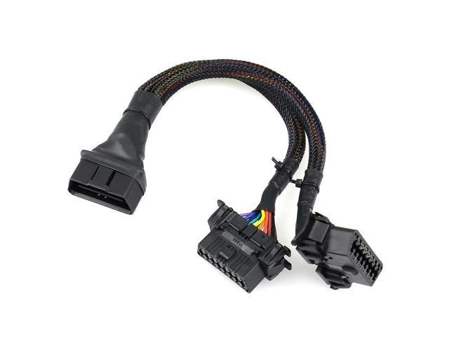 Click here for FOR 2021 OBD2 Male to Dual Female Elbow Extension... prices