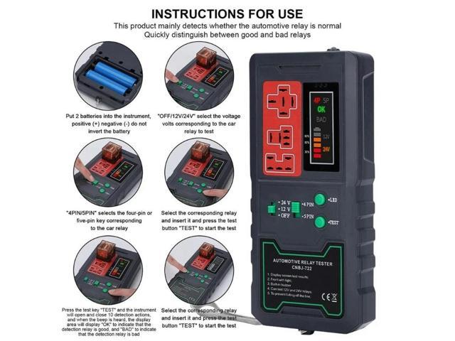 Click here for FOR 12V 24V Automotive Relay Tester Analyzer Alter... prices