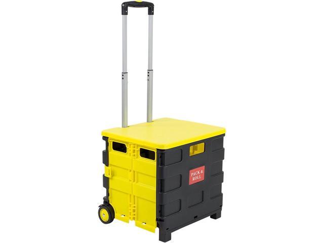 Click here for Mount-It! Rolling Utility Cart with Lid  Folding C... prices