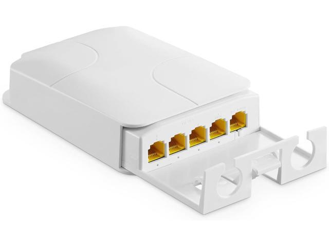 Click here for Outdoor 5 Port Gigabit PoE Extender  1 in 4 Out Po... prices