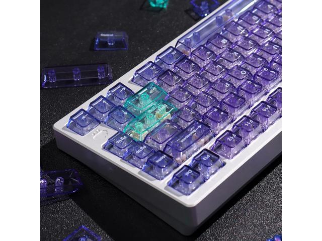 Click here for Crystal Clear Keycaps Set  156 Keys Cherry Profile... prices
