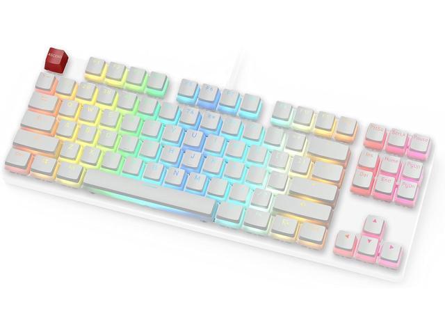 Click here for Glorious Aura V1 (White) Pudding Keycaps - Double... prices
