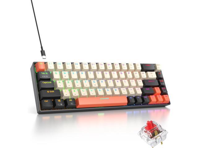Click here for Orange Mechanical Gaming Keyboard 65 Percent  Red... prices