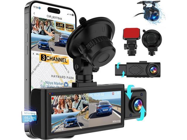 Click here for Dash Cam Front Rear and Inside  3 Channel Dual Das... prices