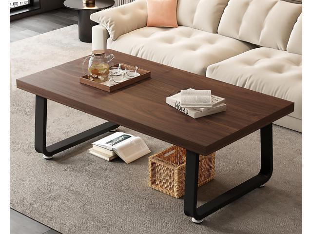 Click here for HSH Rustic Walnut Coffee Table  Modern Center Tabl... prices