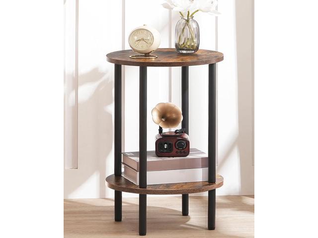 Click here for Round Side Table  2-Tier End Table  Small Round Ni... prices
