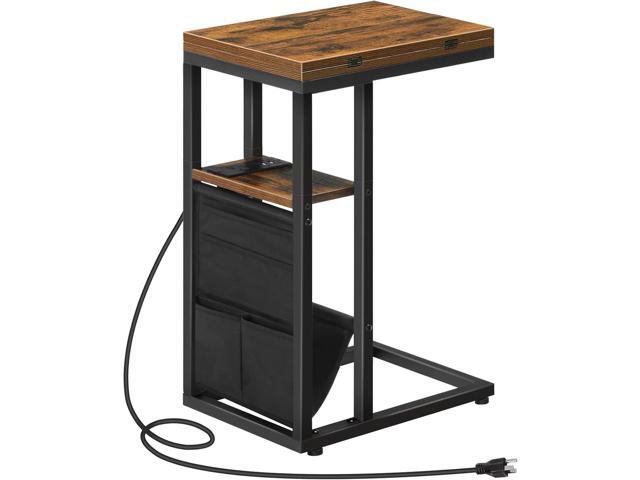 Click here for HOOBRO Foldable End Table with Charging Station  C... prices