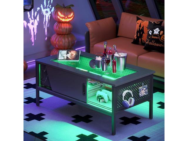 Click here for Bestier 42 Inch LED Coffee Table with Storage  Mod... prices