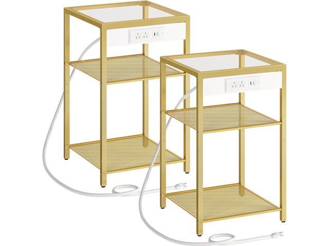 Click here for HOOBRO End Tables Set of 2 with Charging Station... prices
