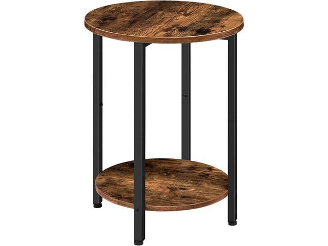 Click here for HOOBRO Round Side Table  Wooden Look Accent End Ta... prices