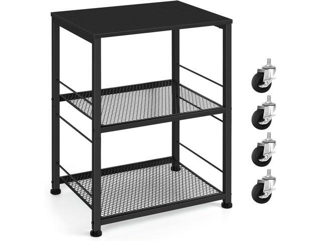 Click here for OYEAL Black Night Stand Industrial End Table with... prices