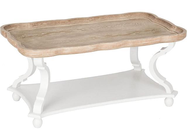 Click here for Rustic Farmhouse Cottagecore Coffee Table  Natural... prices